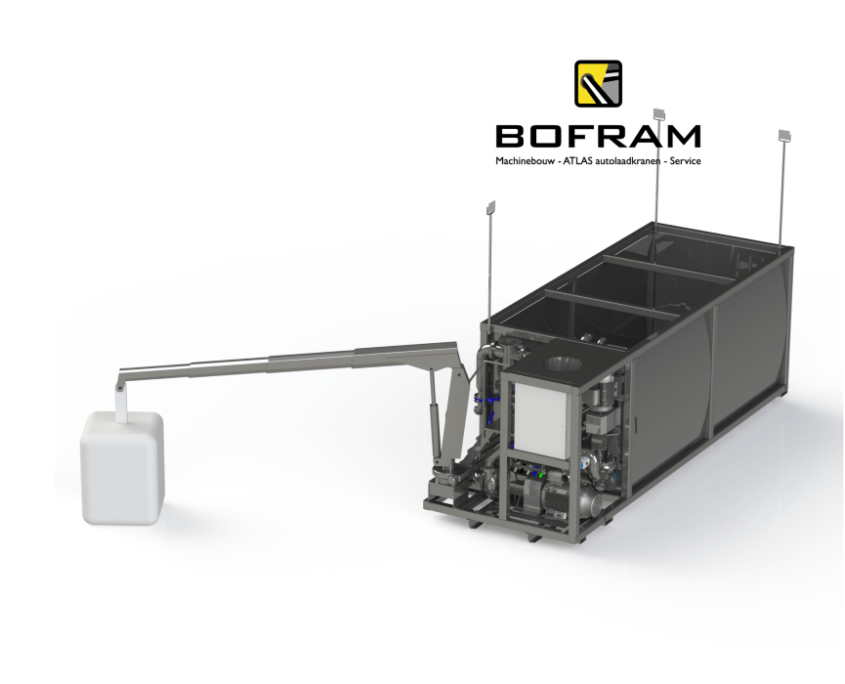 A steel mud mixing tank or an aluminum mixing tank? | Bofram Techniek