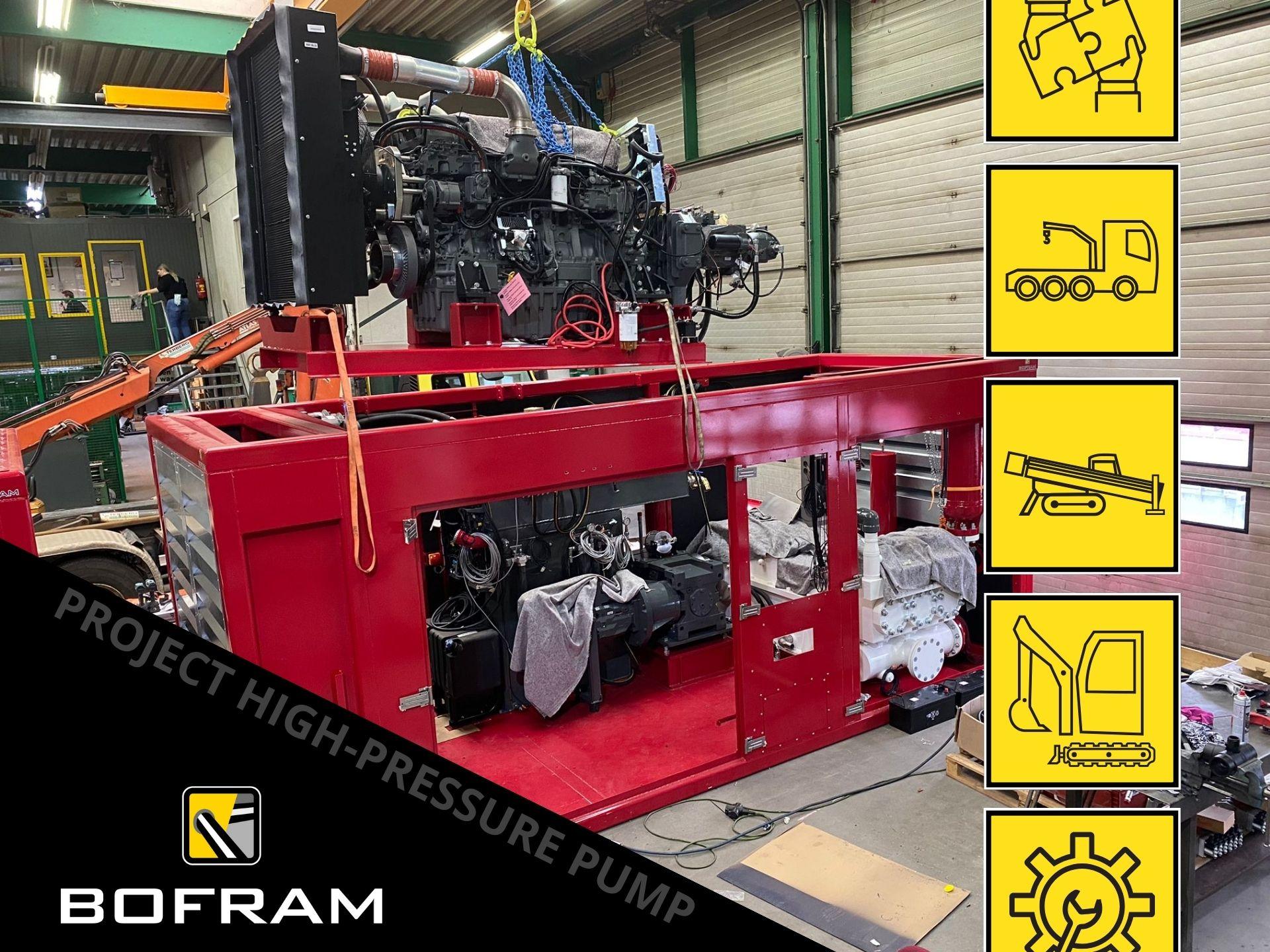 Project high-pressure pump unit BFP3600D - Bofram EN